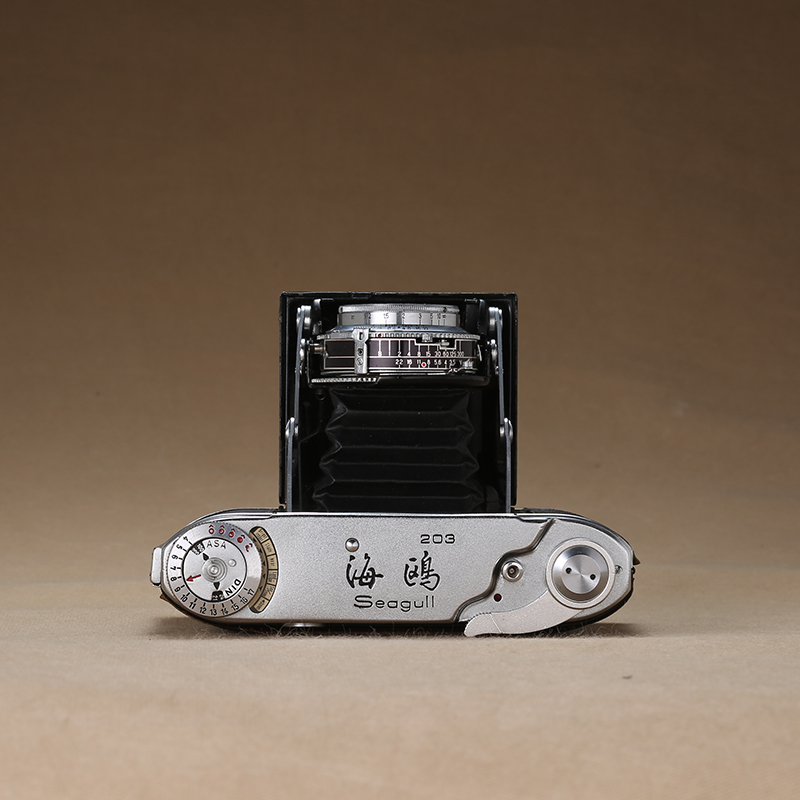 SEAGULL（海鸥） 203型 皮腔折叠相机 大中画幅相机 - 『祥升行』老相机博物馆 - 中国北京木制古董相机博物馆 | 祥升行影像
